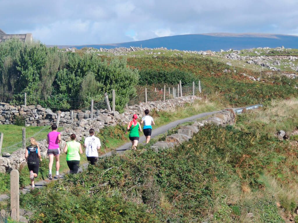 Clare Island Adventure Race event near Galway, Ireland.