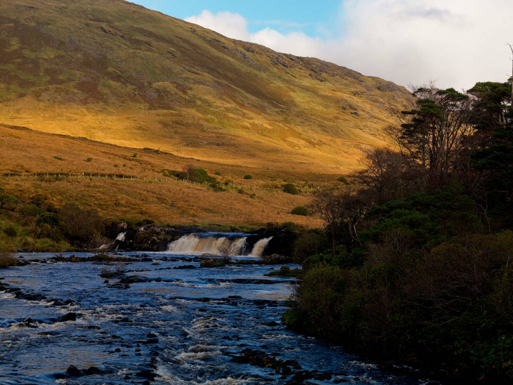 Aasleagh Falls on the Erriff River in Connemara Galway 2026
