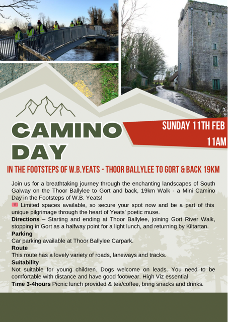 Mini Camino Day in the footsteps of W.B.Yeats in Gort Co. Galway