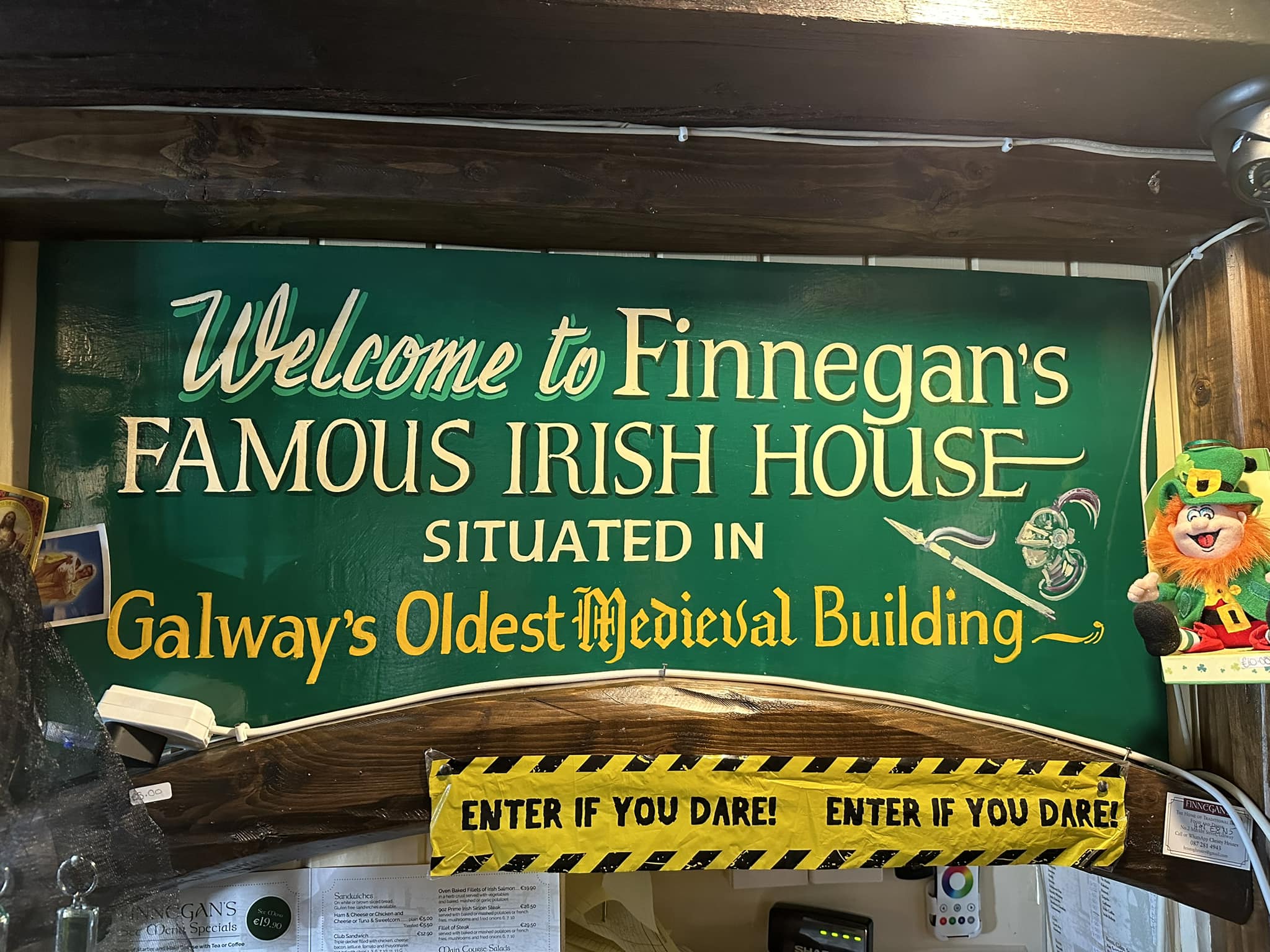 Finnegan's Traditional Irish Food House Galway | 2026 Opening Hours & Menus