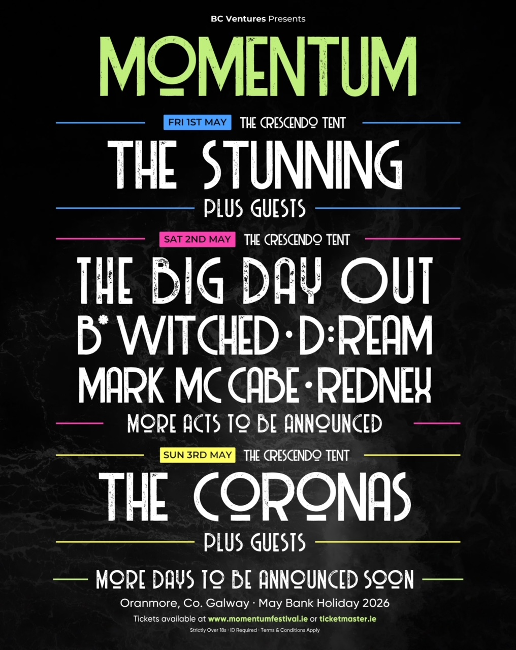🎶 Momentum Festival Oranmore | 2026 Tickets, Line-up & Info